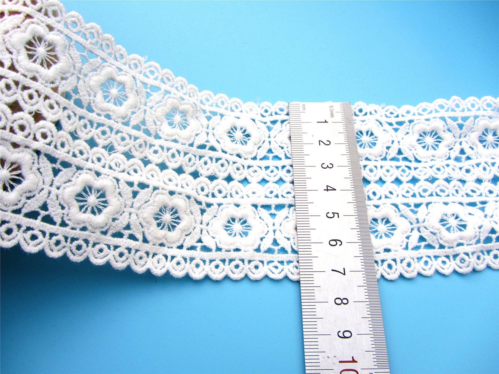 Cotton Lace Ribbon Sell by Yard7.7cmwide Cotton Lace Trim - Etsy