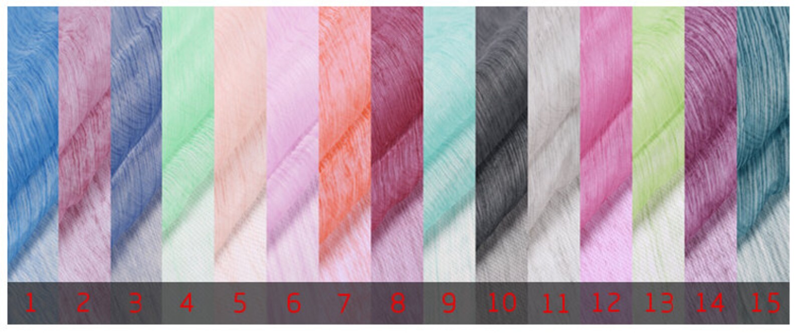 Crinkle Georgette,silk Crinkle Fabric for Crinkle Silk Scarf,colored ...
