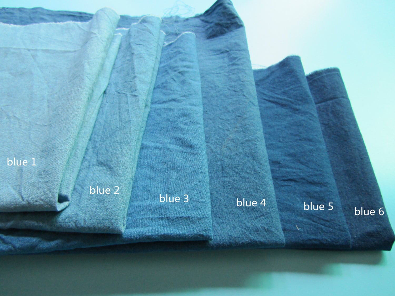 1meter Natural Dyed Fabric Indigo cotton fabirc | Etsy