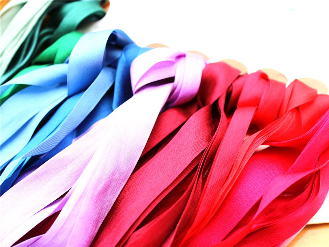 3yards Silk Ribbon 2mm4mm7mm10mm13mm15mm20mm25mm32mm | Etsy UK