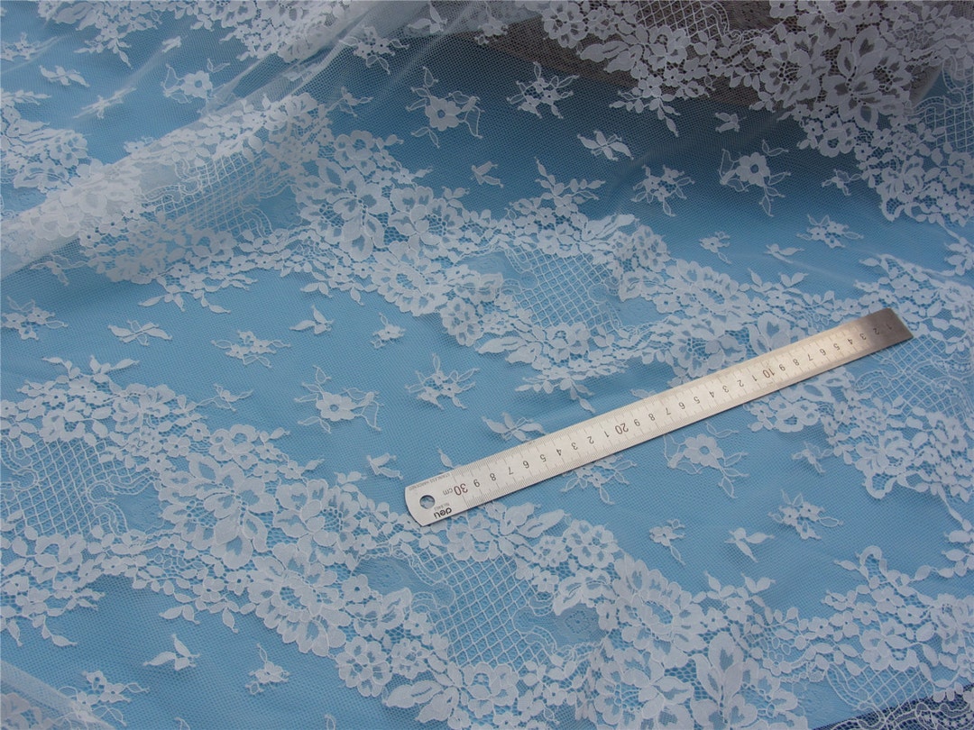 Vory or off White Fine Chantilly Lace , Suitable Forwedding Veils ...