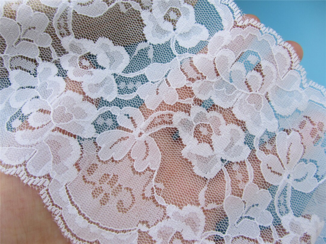 Pure White Lace Trim ,wedding Lace ,4.7” Wide White Lace Trim,black ...