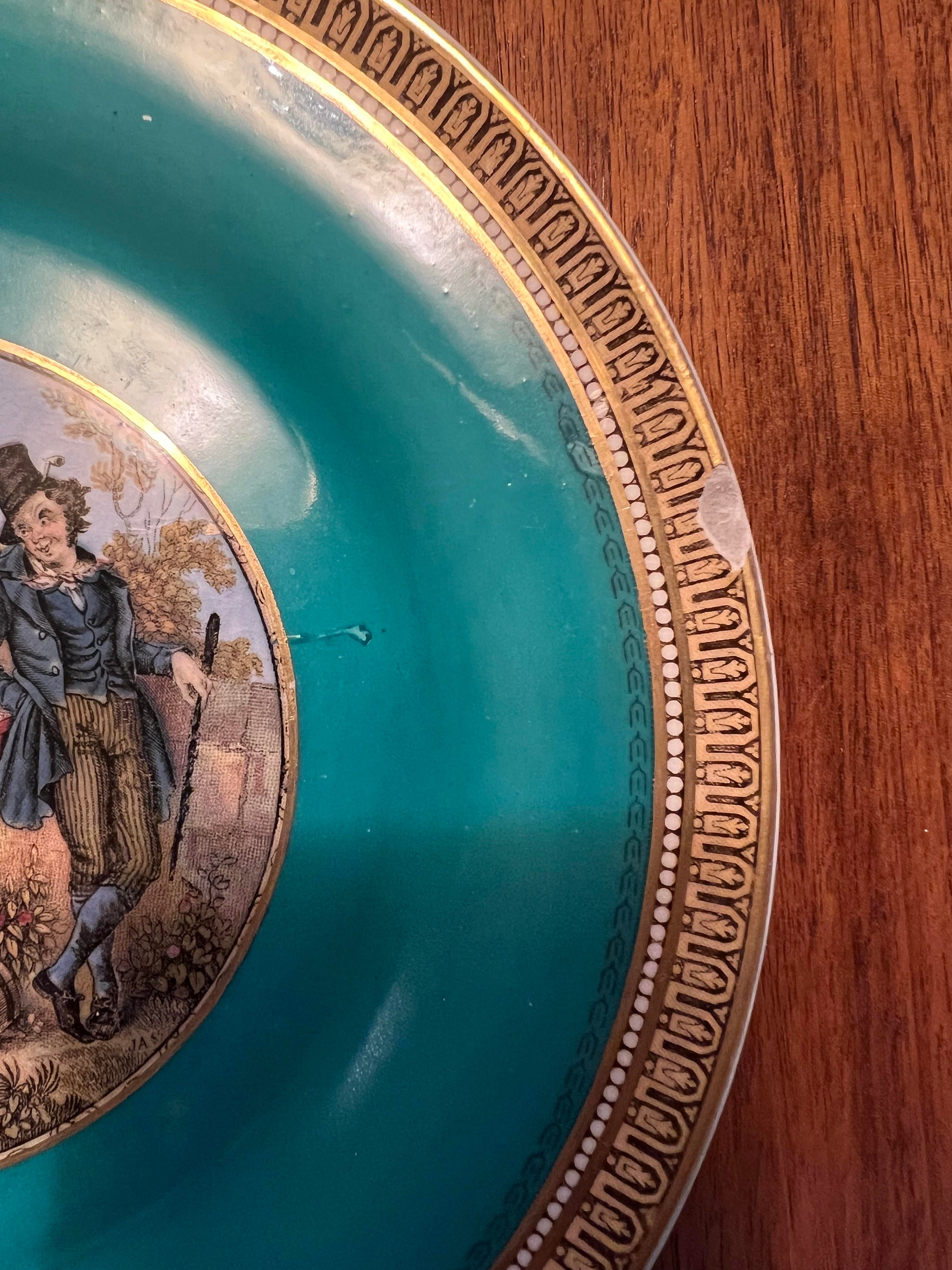 19th Century Prattware Plates Set of 6 - Etsy