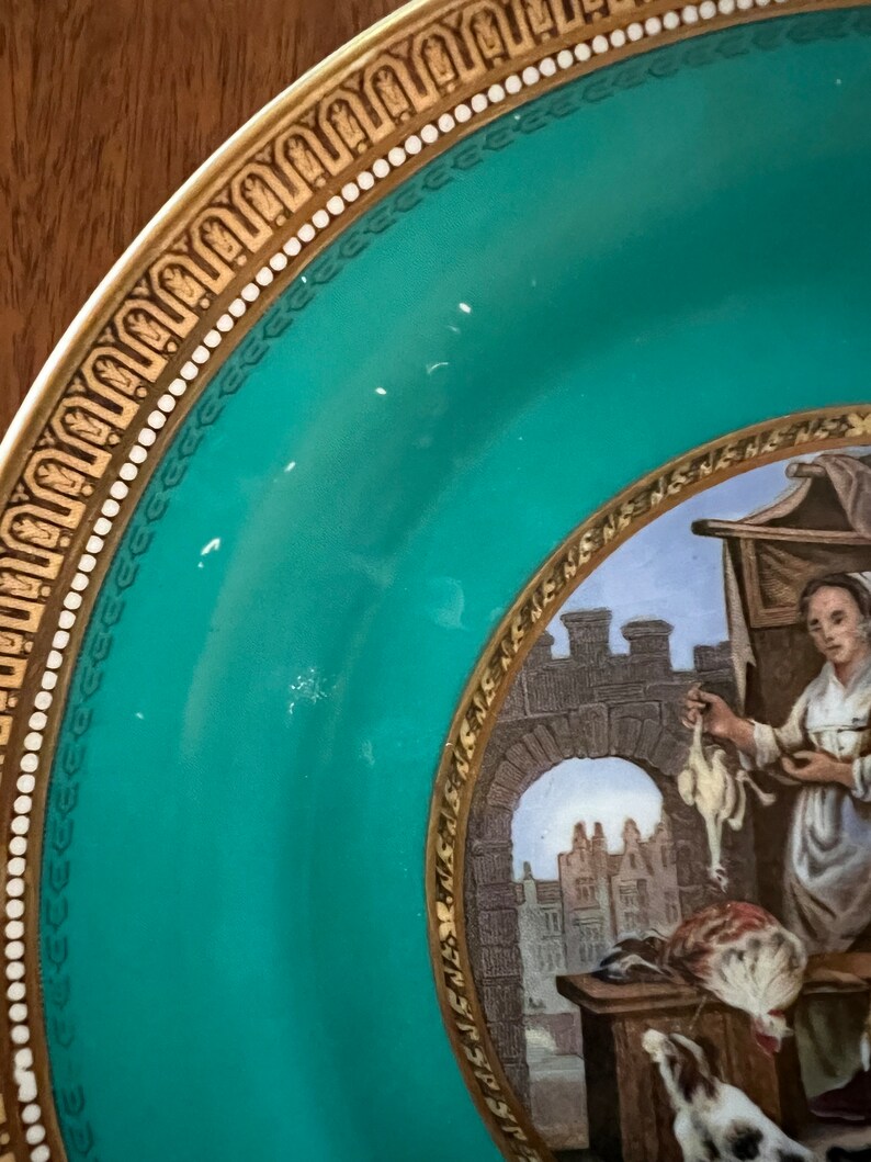 19th Century Prattware Plates Set of 6 - Etsy