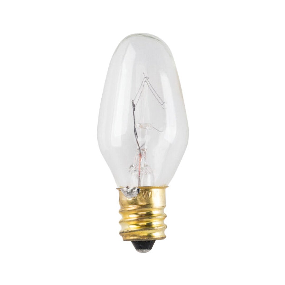 7 Watt Clear Night Light Bulbs With Candelabra Base - Etsy