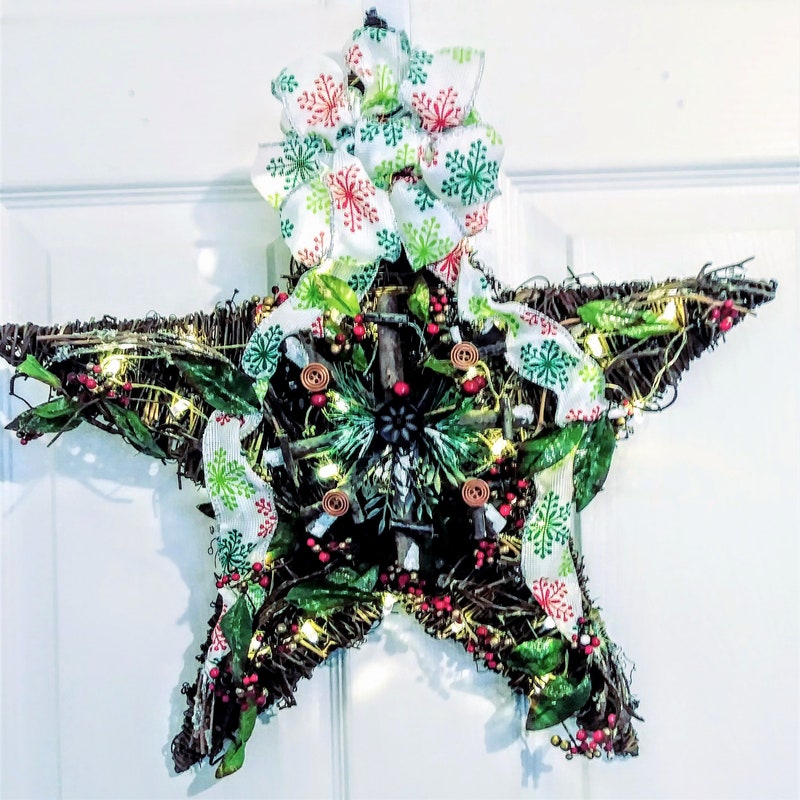 Grapevine Star - Etsy