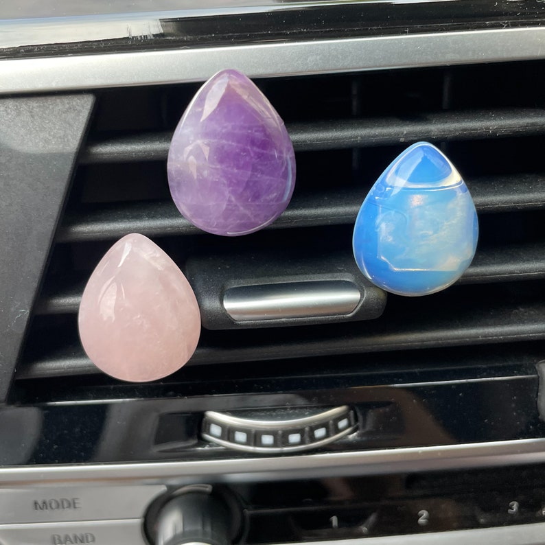 Crystal Car Vent Clip: Natural Quartz Car Accessories - Etsy