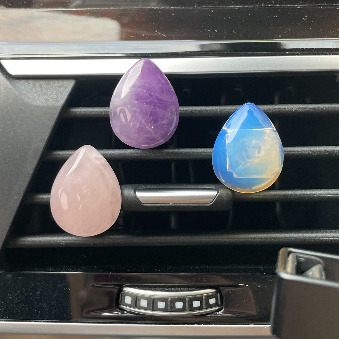 Crystal Car Vent Clip: Natural Quartz Car Accessories - Etsy