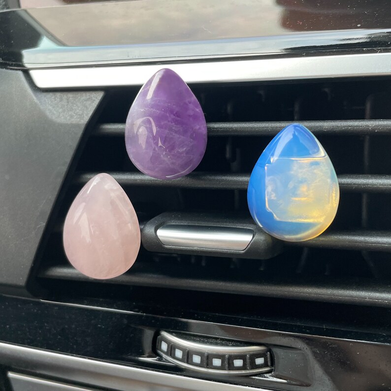 Crystal Car Vent Clip: Natural Quartz Car Accessories - Etsy