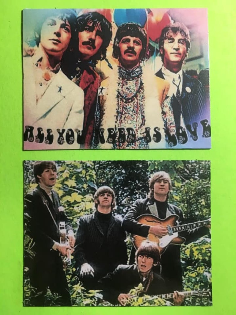 Set of 4 Beatles Magnets | Etsy