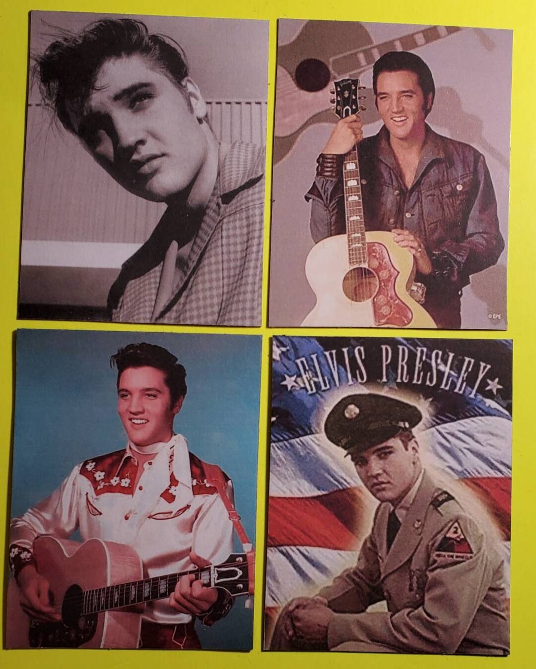 4 Elvis Magnets - Etsy