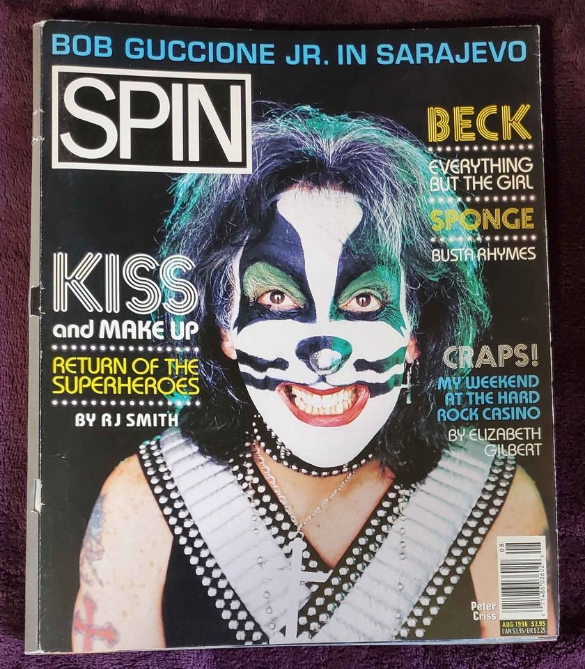 All 4 Kiss Covers! 1996 Spin Magazines! - Etsy