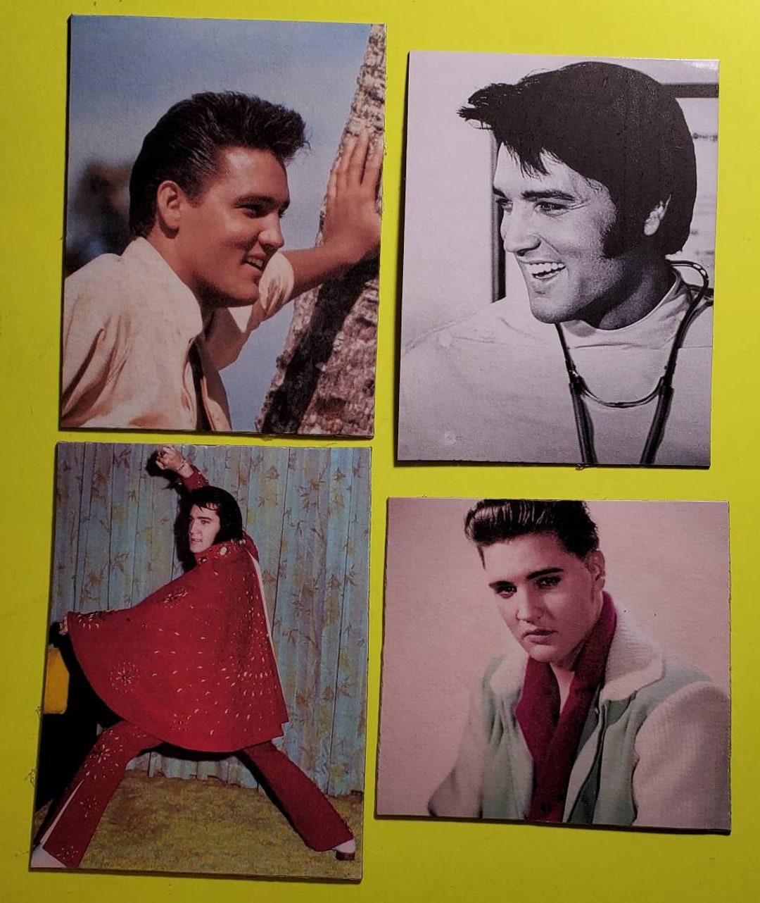 4 Elvis Magnets - Etsy