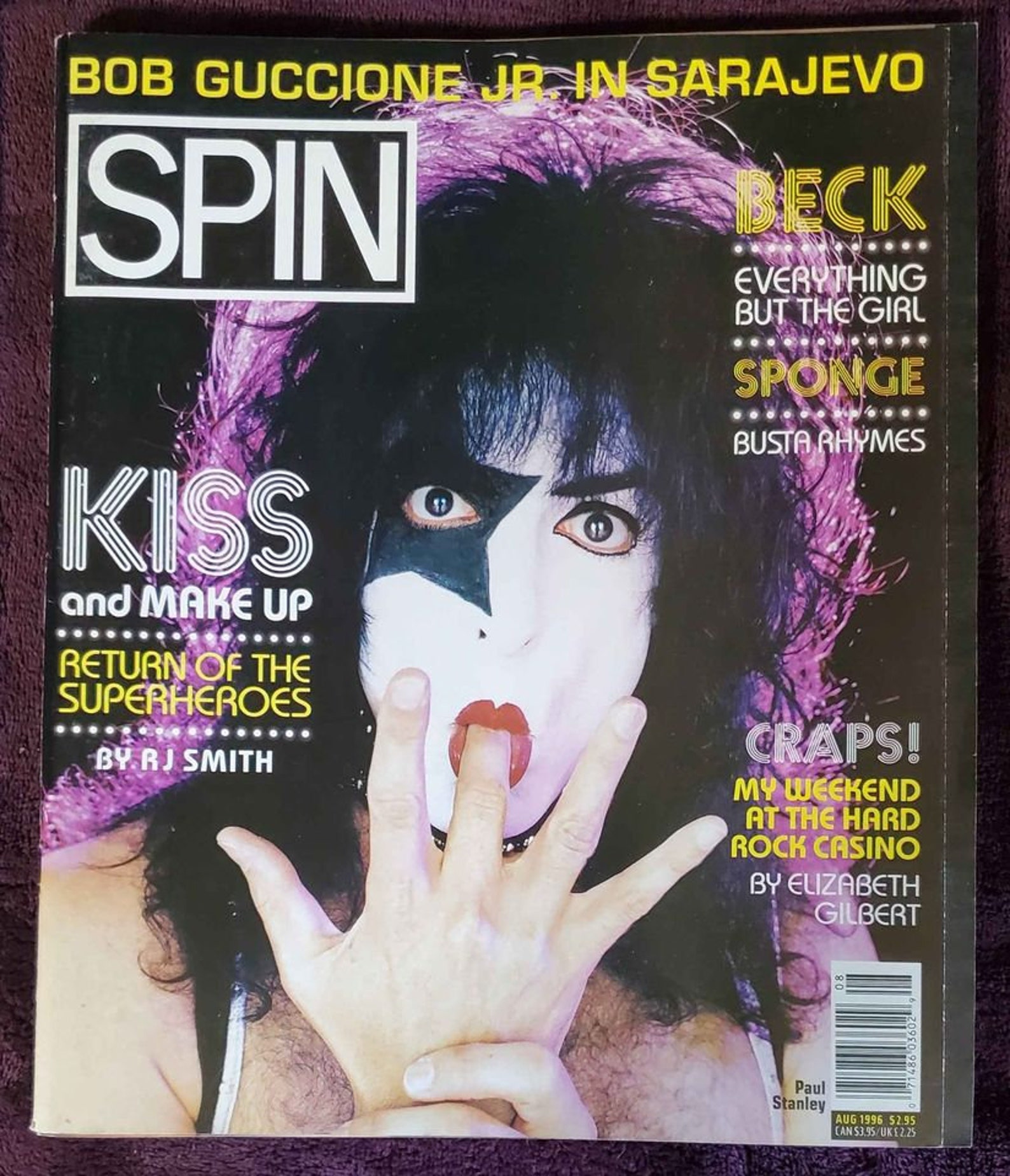 All 4 Kiss Covers! 1996 Spin Magazines! - Etsy