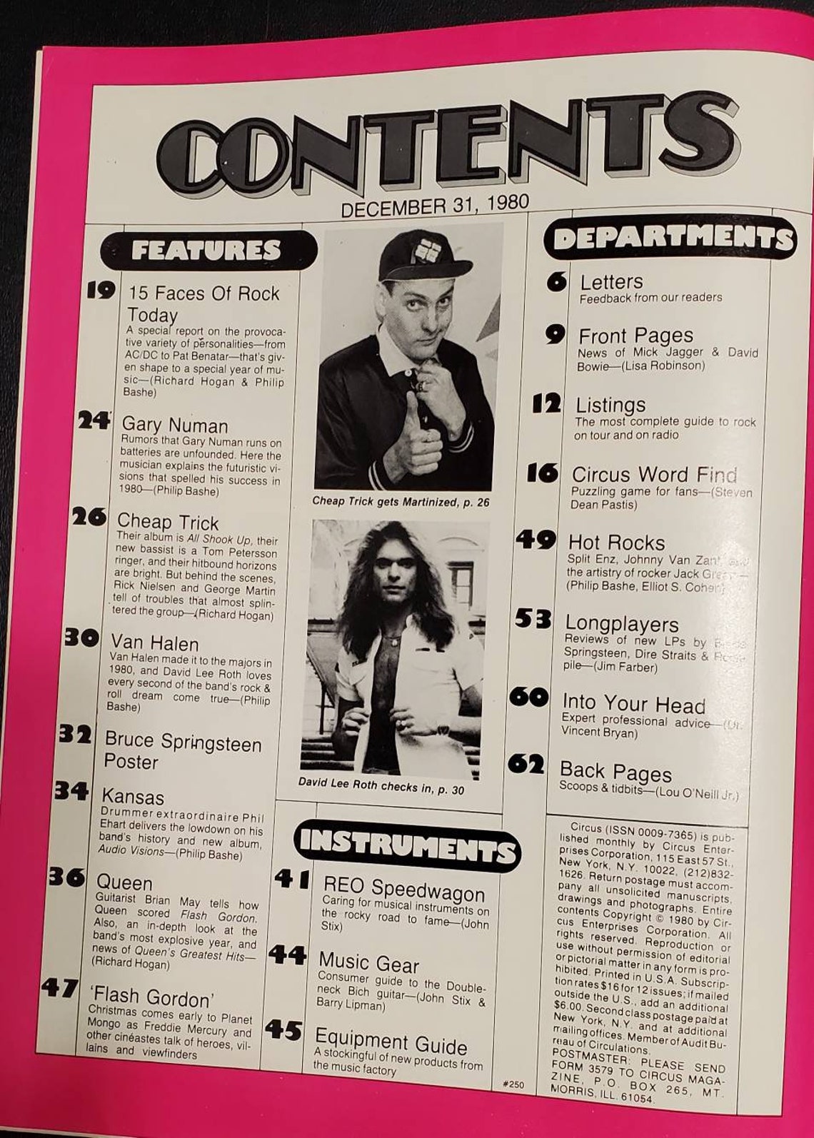 1980 Circus Year End Magazine - Etsy