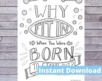 Why Fit in Quote - Etsy