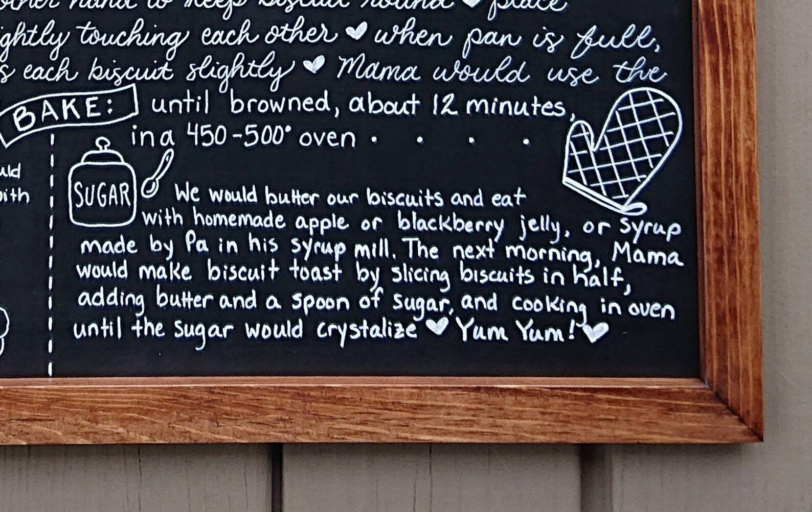 Illustrated Recipe Recipe Sign Chalkboard Recipe Kitchen | Etsy