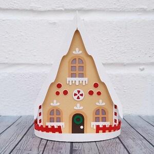 3D Gingerbread House DIY Papercutting Template Paper Craft Sculpture ...
