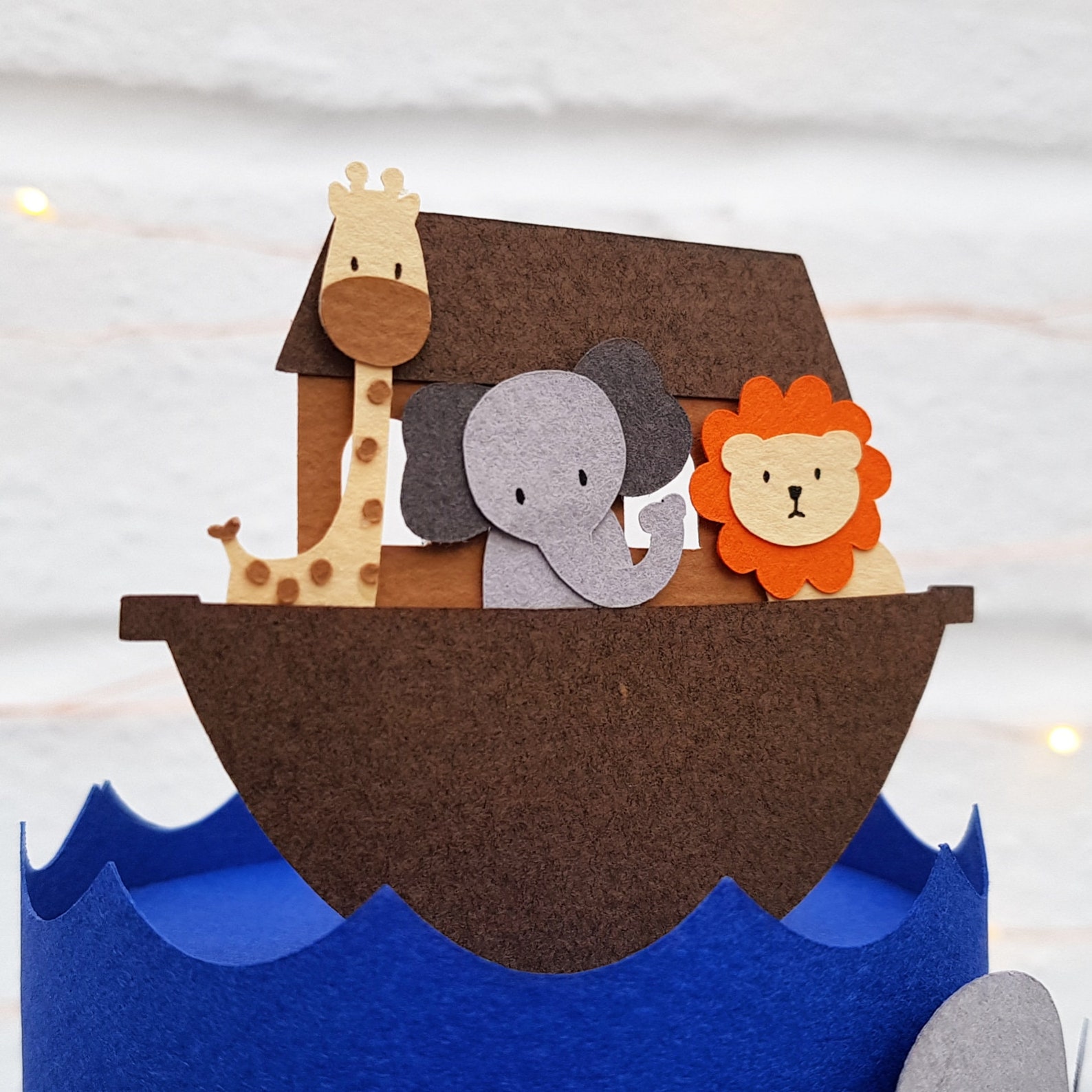 3D Noah's Ark DIY Papercutting Template Paper Craft - Etsy