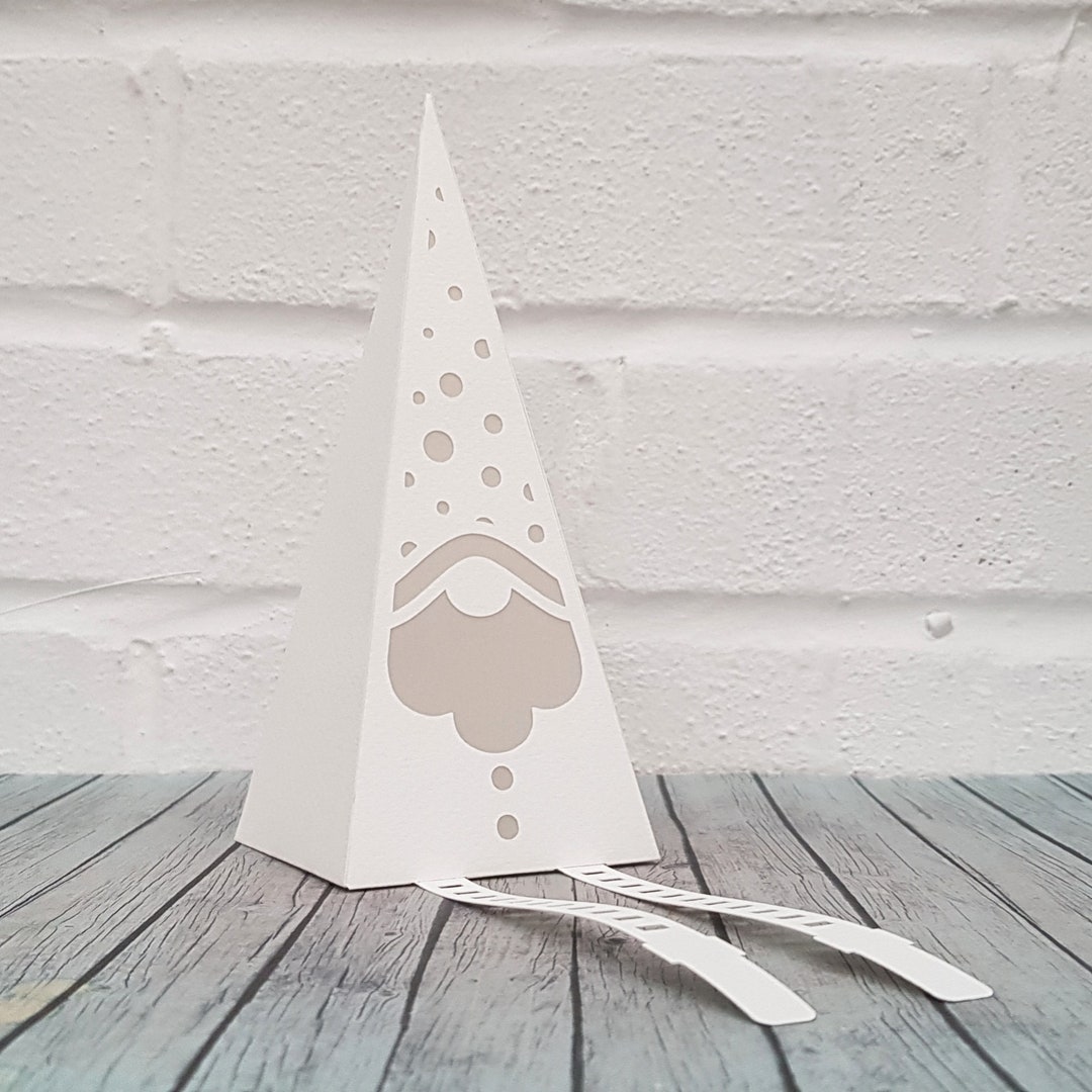 3D Gnome Paper Lantern DIY Papercutting Template Paper Craft Printable ...