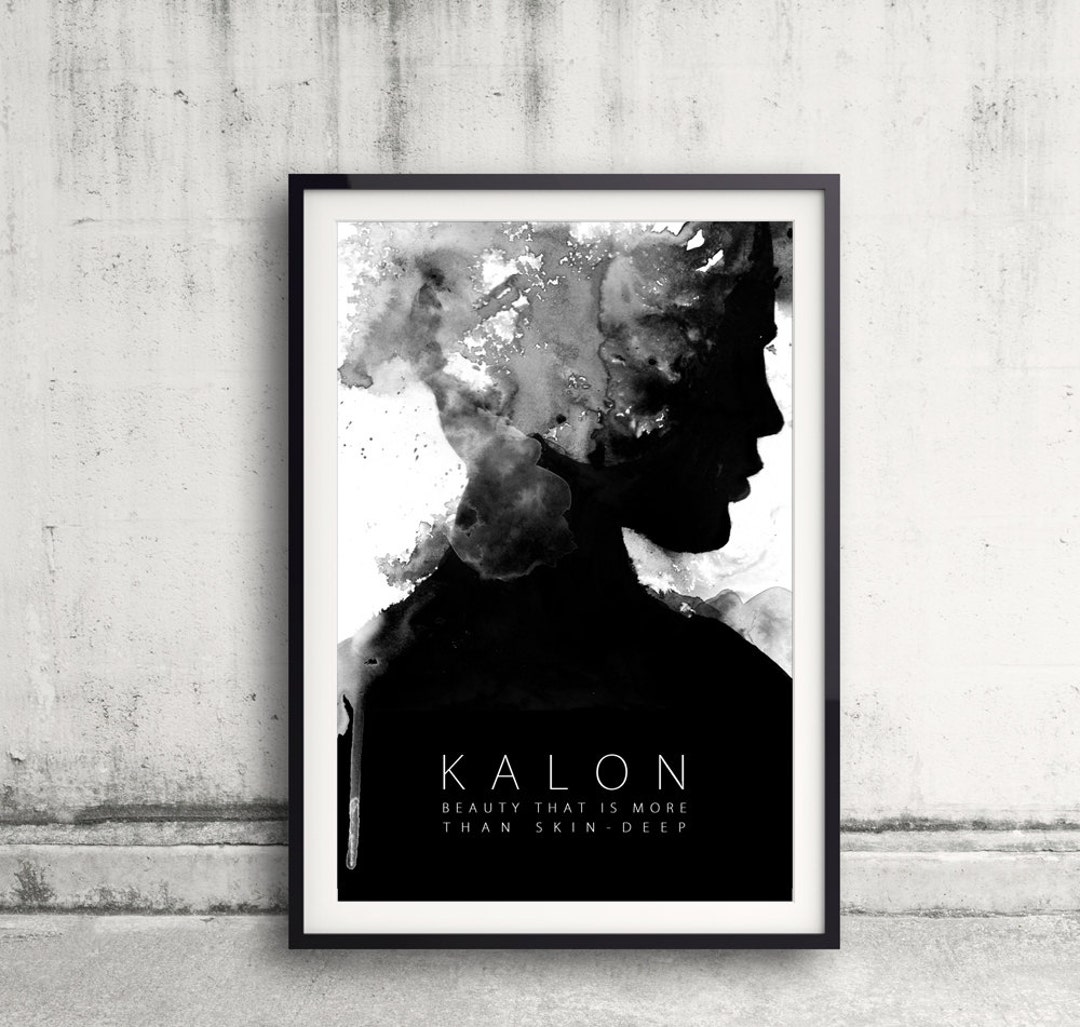 Kalon Beauty That is More Than Skin Deep Typography Word - Etsy