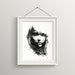 Negative Space, Black and White Art, Girl Face, Minimalism, Dark Face ...