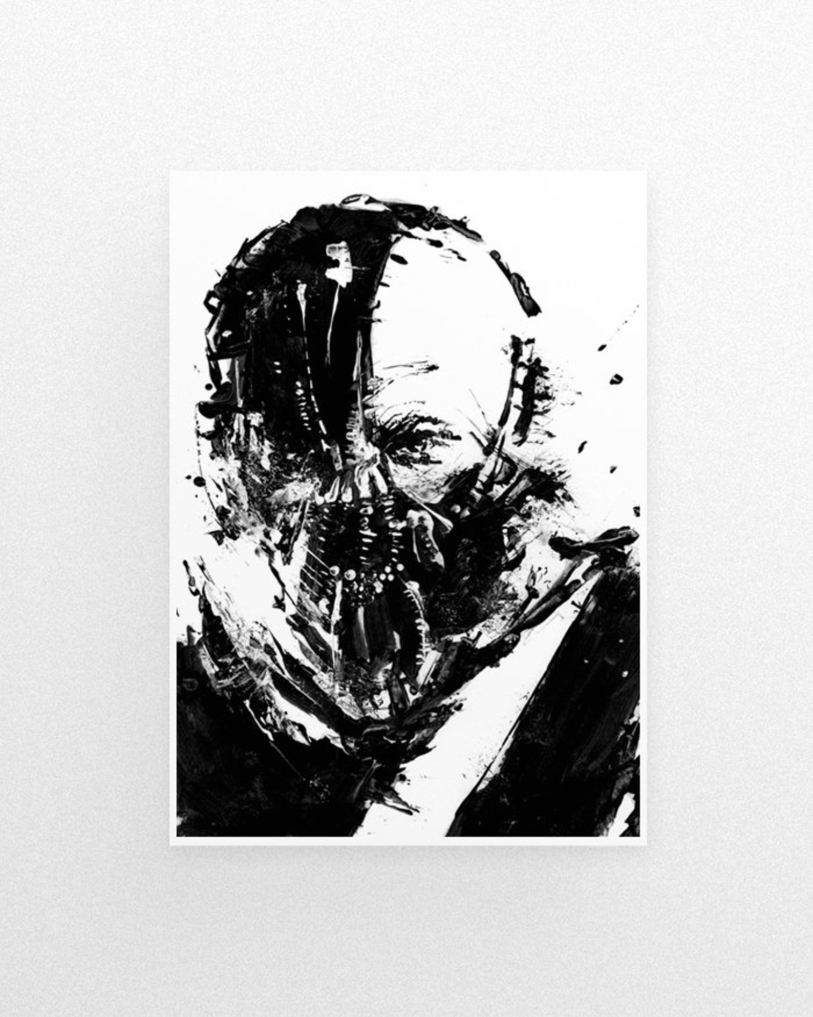 Bane Dark Knight Movie Poster Bane Art Dark Knight Rises | Etsy