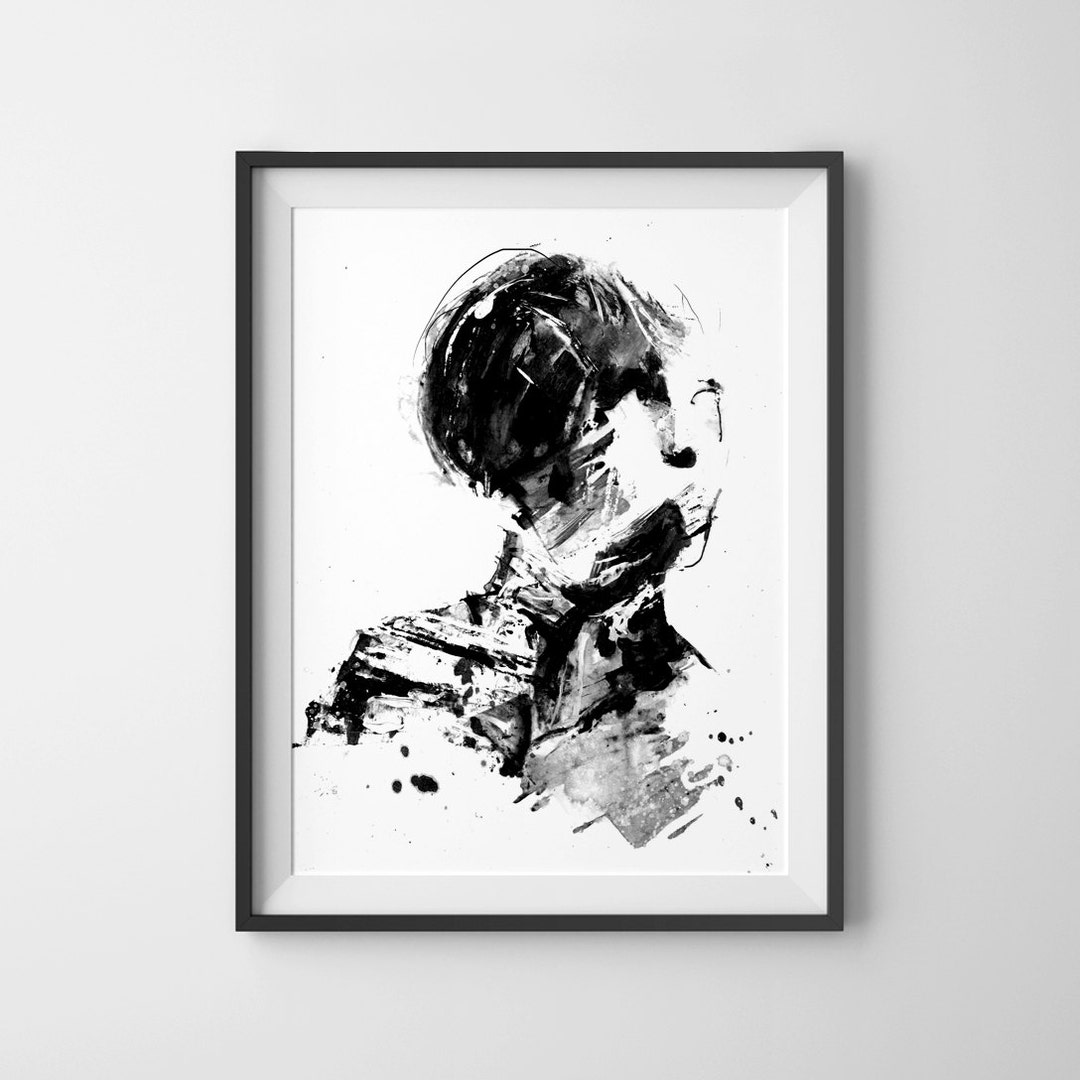 Still, Ink Art Print, Black and White Art, Art Print, Wall Art, Ink Art ...