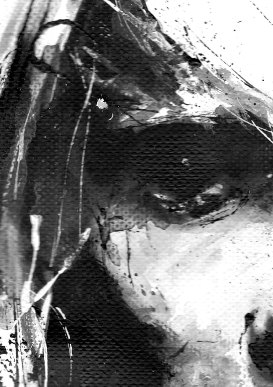 Negative Space, Black and White Art, Girl Face, Minimalism, Dark Face ...