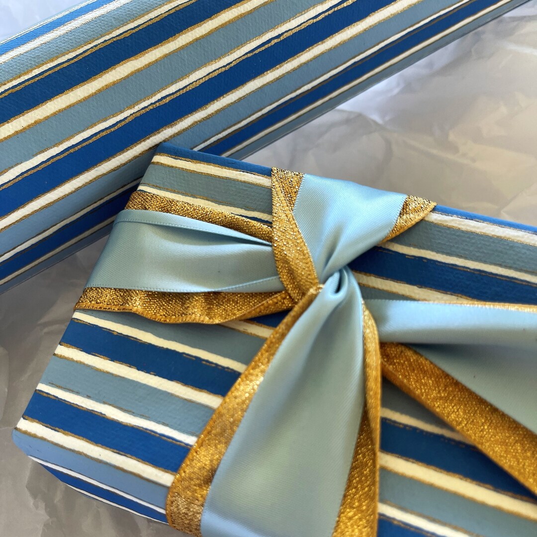 Handmade Gift Wrapping Paper Sheets 700mm X 500mm Stripe - Etsy