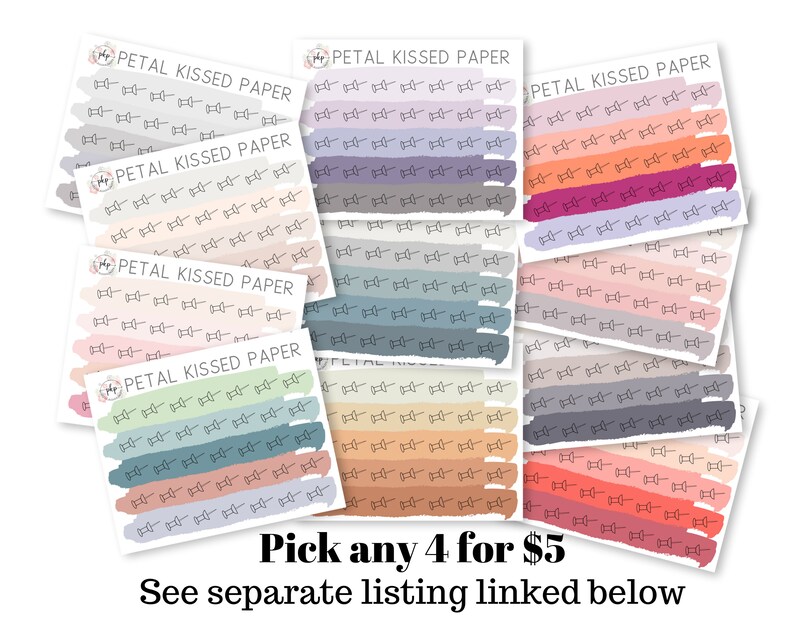 Push Pin Planner Stickers. Functional Icon Reminder Stickers - Etsy