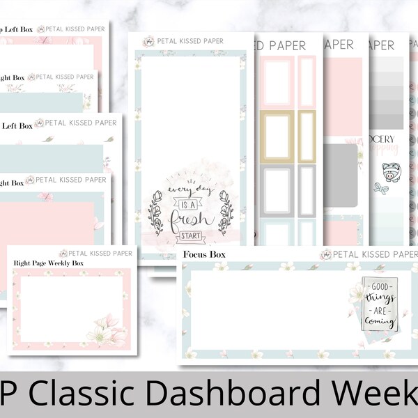 Planner Self Care Dashboard - Etsy