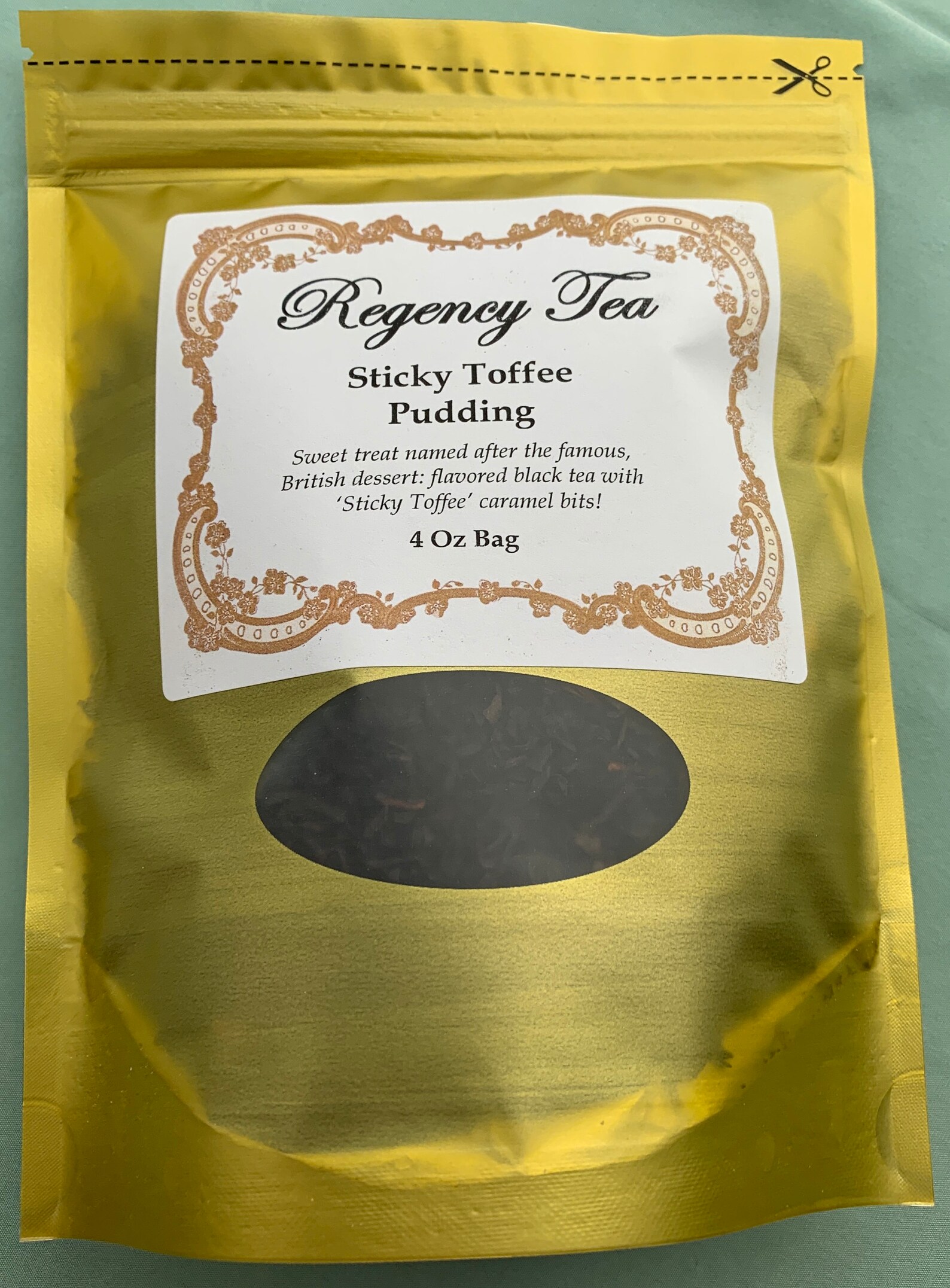 STICKY TOFFEE PUDDING Loose Leaf Tea, Vacuum Resealable Bag, Flavored ...