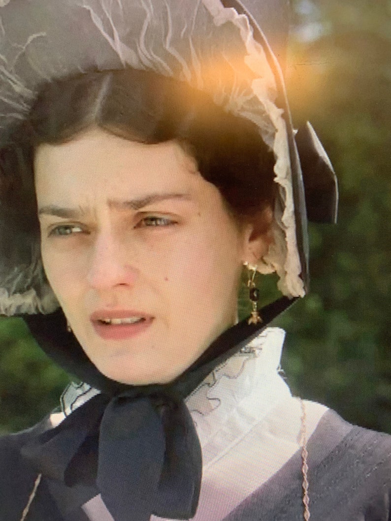 As Seen in emma BEE Mourning Earrings by Lady - Etsy