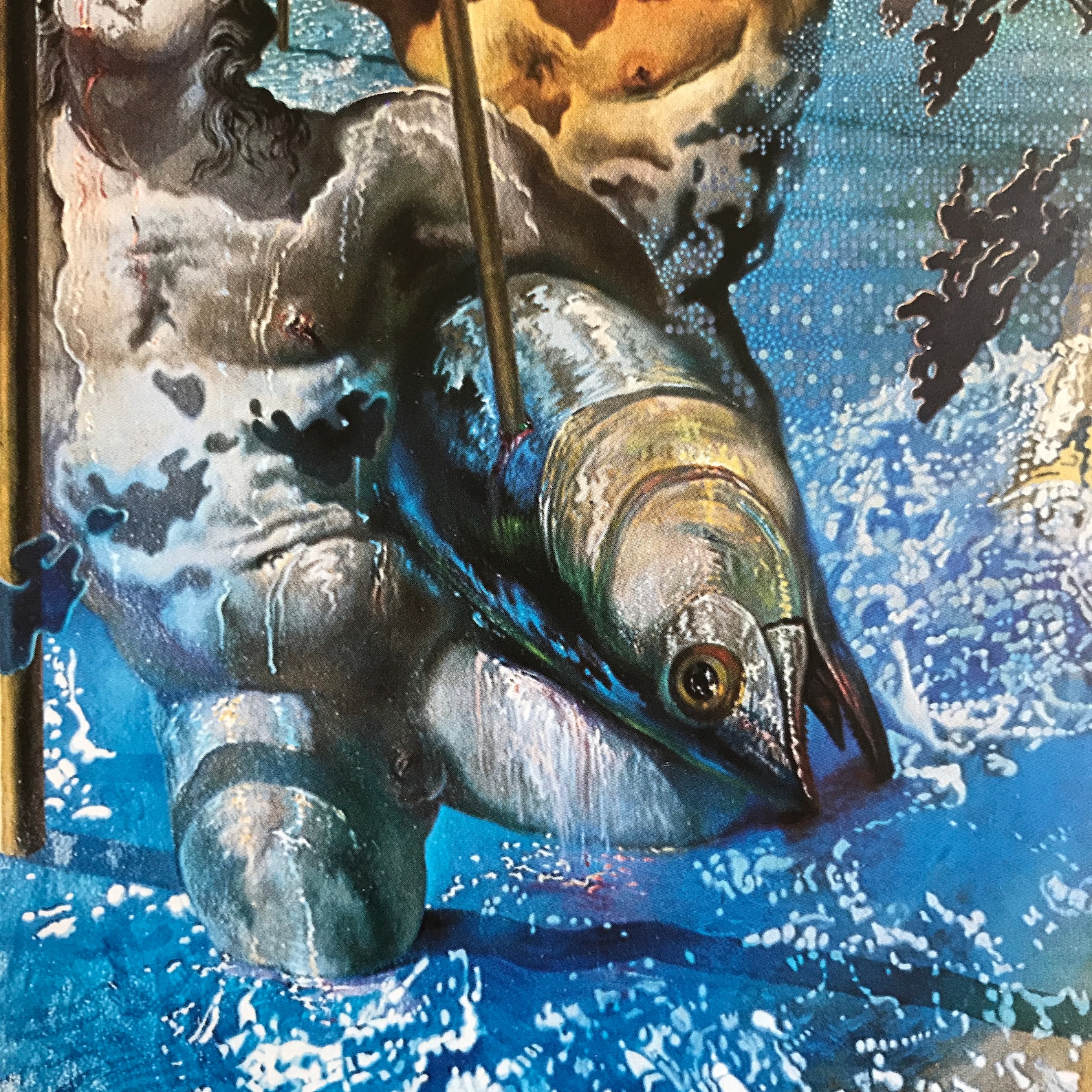 Vintage Salvador Dali print Tuna Fishing struggle of the | Etsy