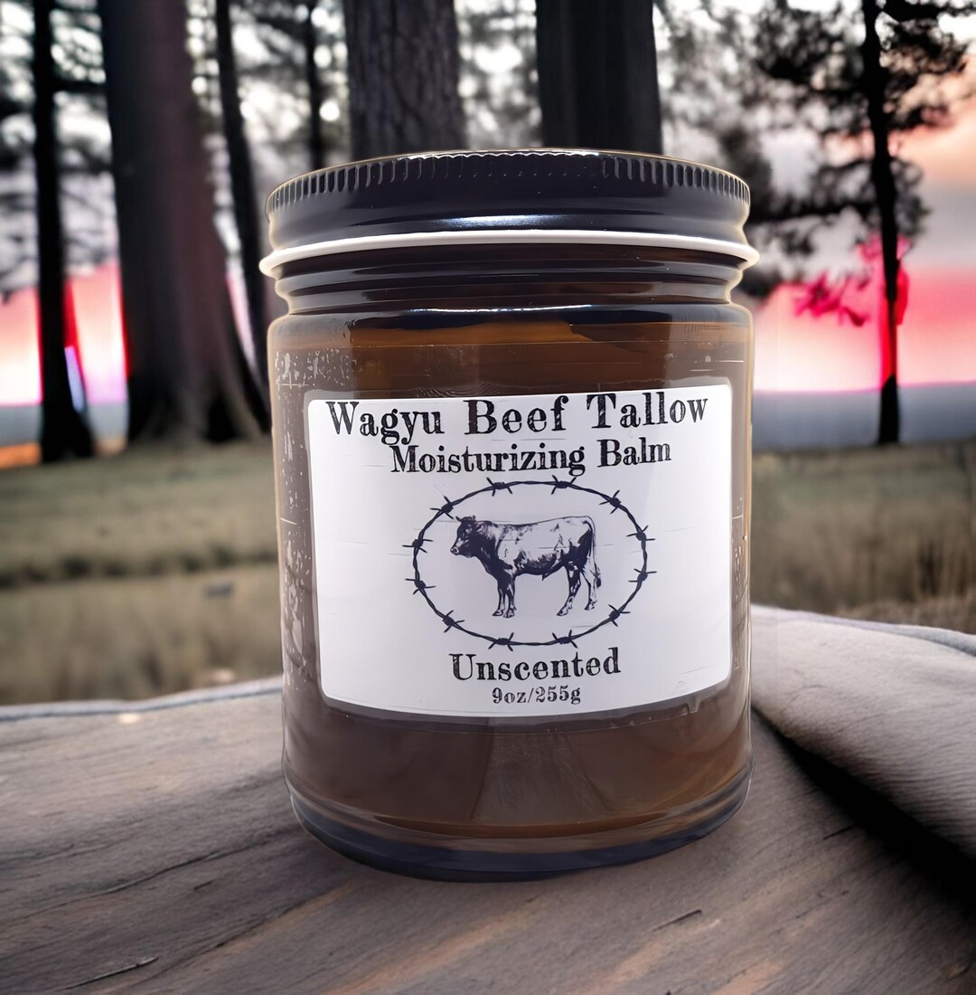 Beef Tallow Moisturizing Balm/ Wagyu Beef Tallow Balm/ All Natural ...