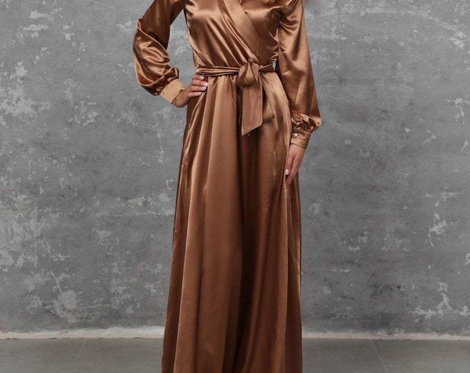 One Shoulder Satin Prom Dresses for Women Long Ruched Mermaid Formal ...