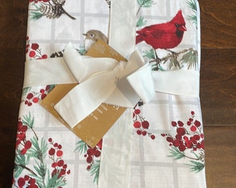 Cardinal Tablecloth - Etsy