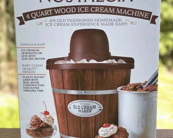 Wooden Ice Cream Maker | Etsy