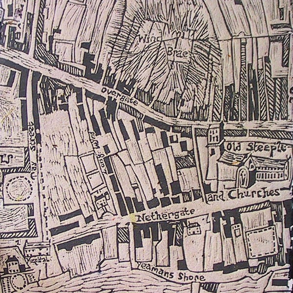 Old Map of Dundee - Etsy UK