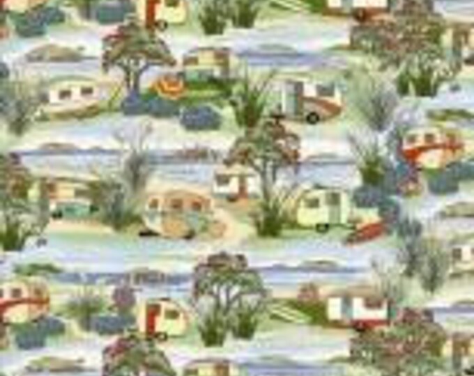 Retro Holidays Vintage Caravan Fabric Nutex, Classic Caravans, Retro ...
