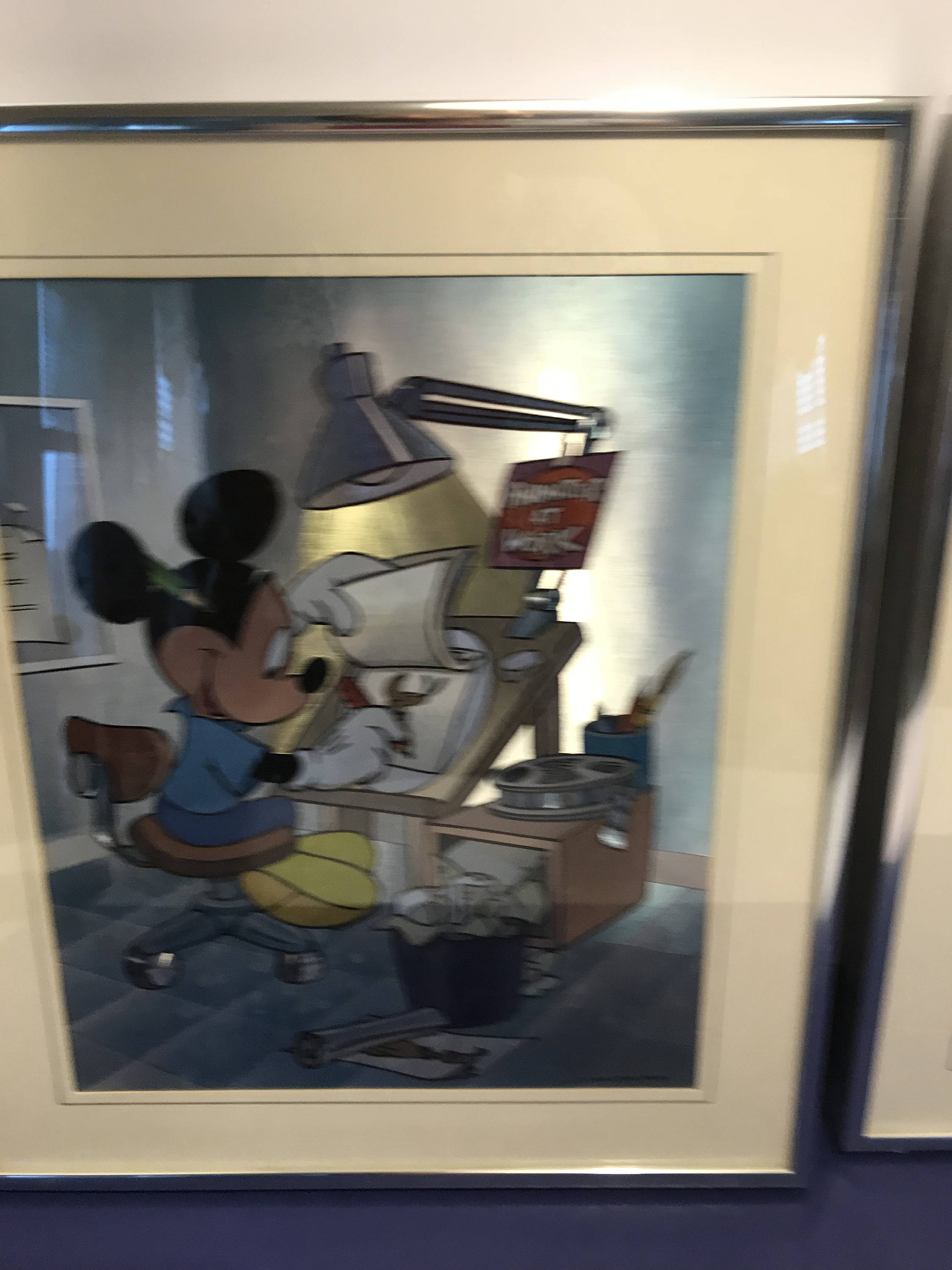 Vintage Walt Disney Mickey and Minnie Mirror Pictures Retro Disney ...