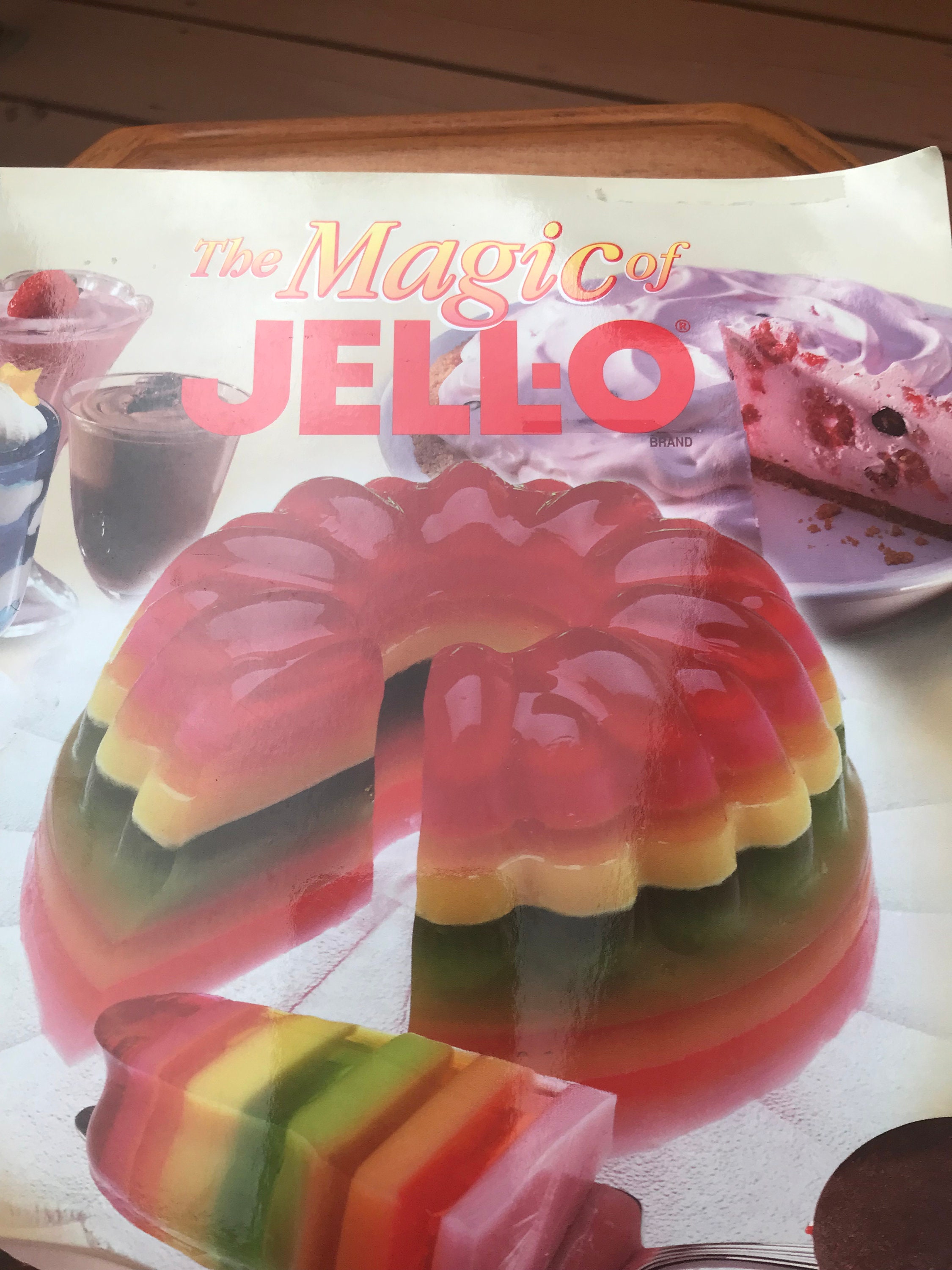 The Magic of Jello - Kraft Foods - Jello Treats - 1998 Jello Recipes - Etsy