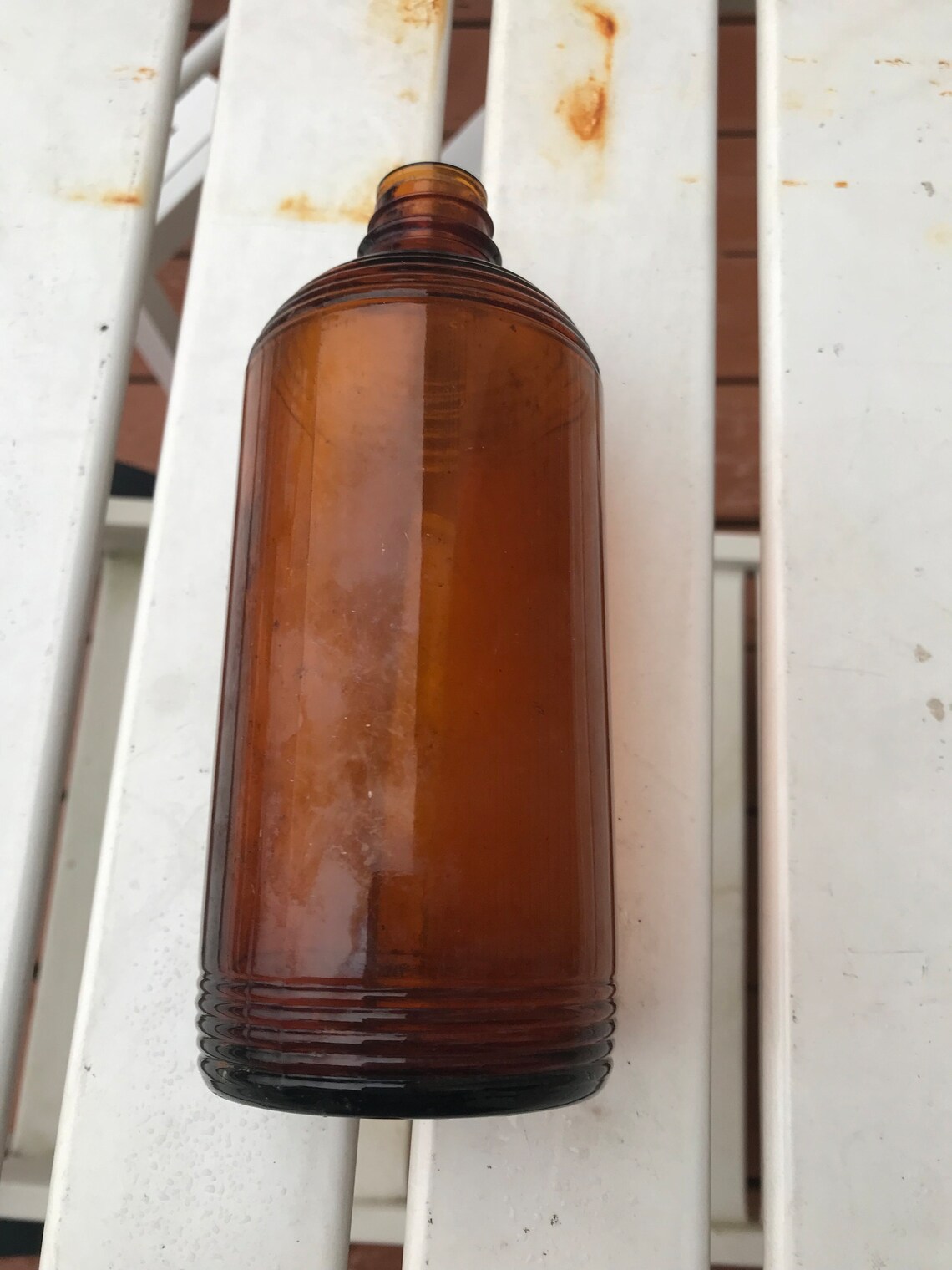Vintage Abbott Brown Amber Glass Bottle - Embossed ~ Abbott ...