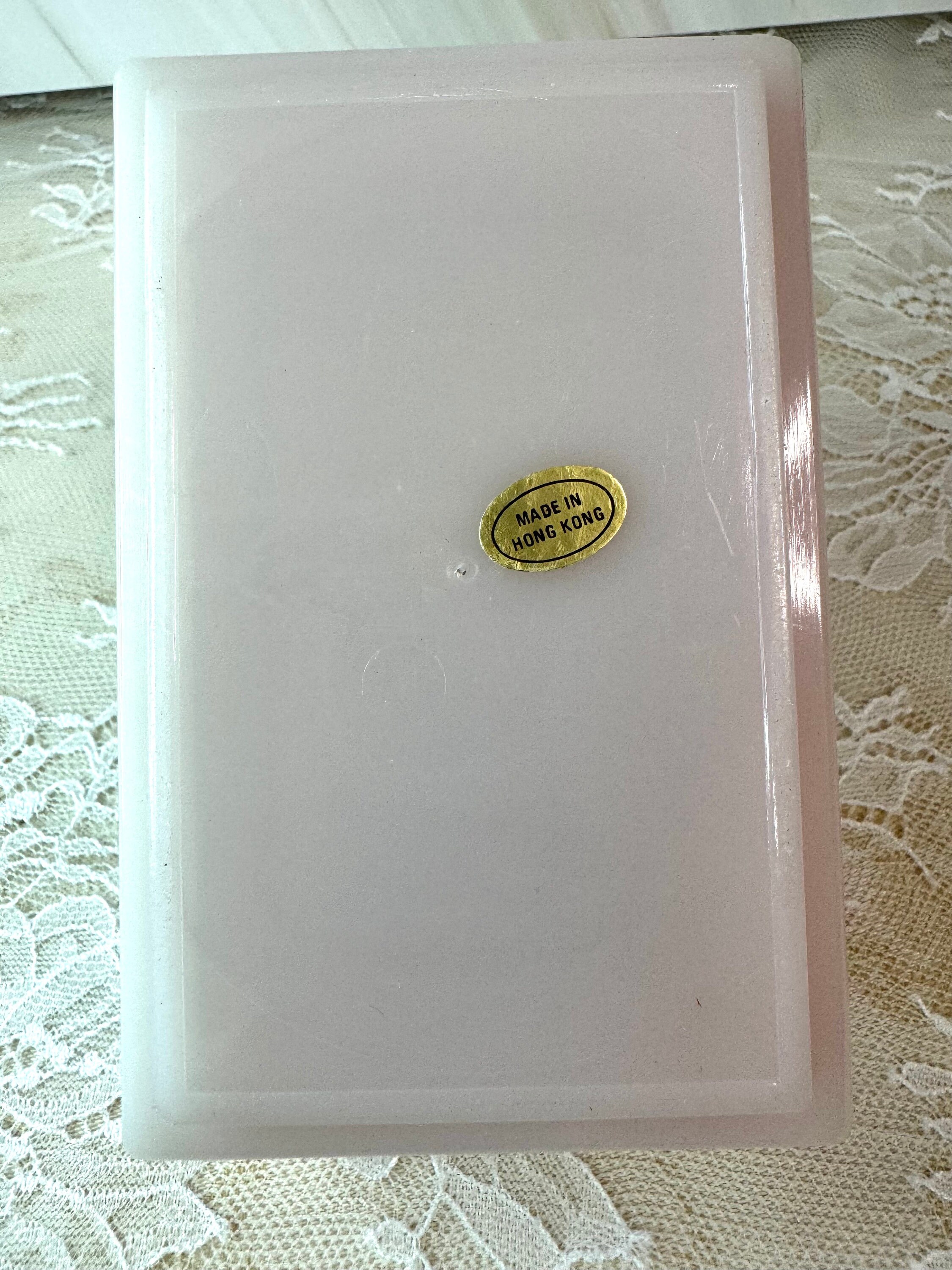 Vintage Soft Pink Bakelite Jewelry Box ~ Handpainted Flowers ~ Keepsake ...