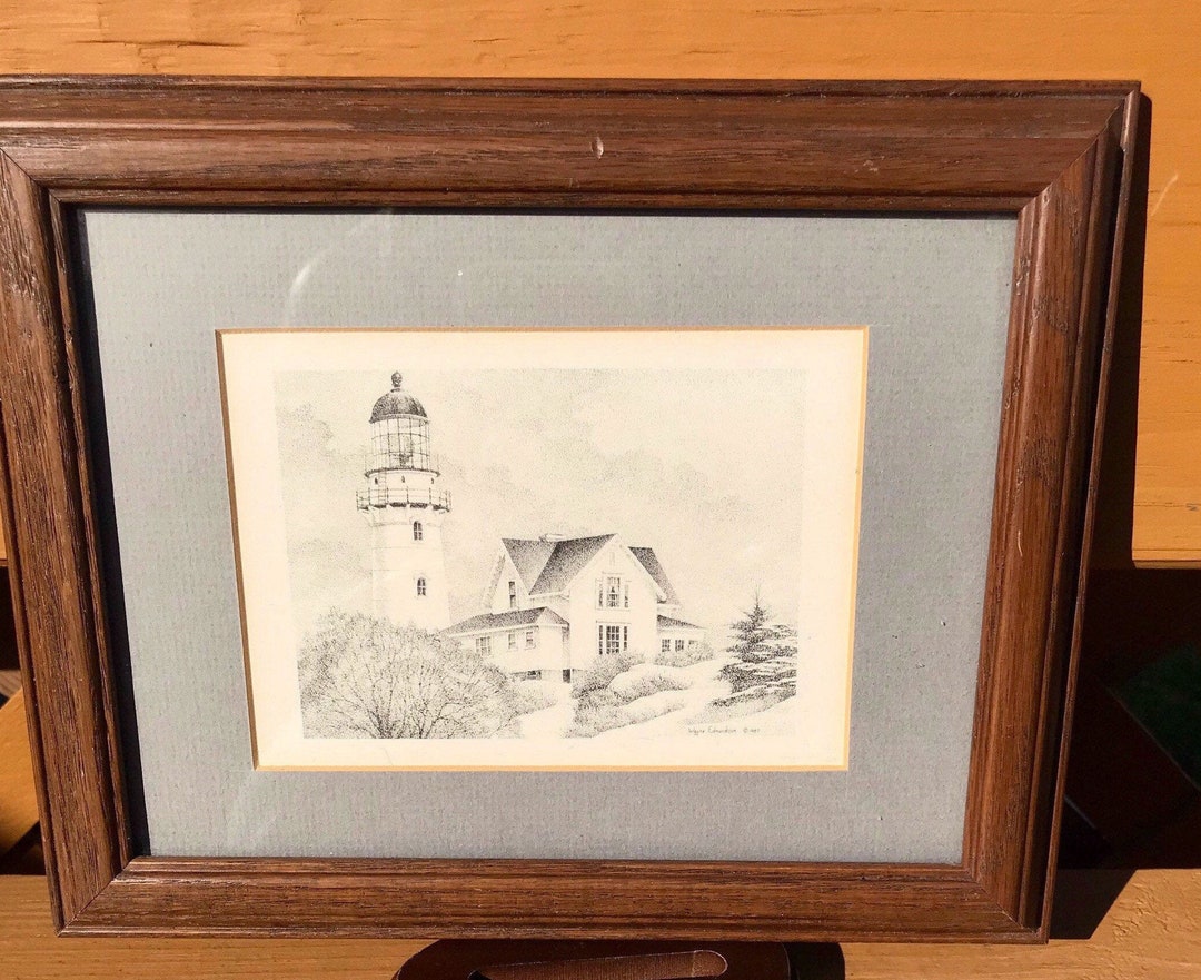 Vintage 1987 Signed Framed Art Print, by Wayne Edmondson - Art Print of ...