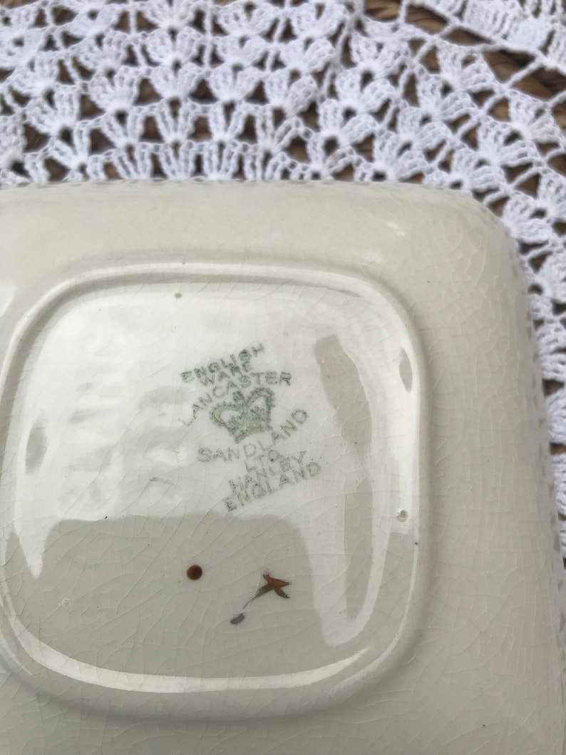 Vintage Sandland Ware - Porcelain Tray- Souvenir - in an Old World ...