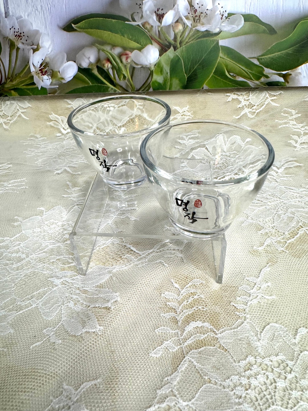 Vintage Sake Shot Glasses ~ Set of 2 - Japan Souvenir ~ Shot Glass ~ 2 ...