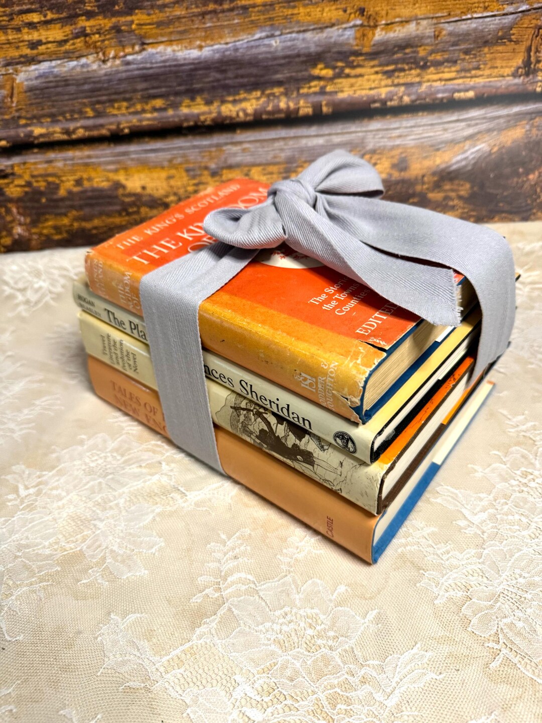 Vintage Book Stack ~ Lot of 4 ~ Kingdom of Fife ~ Plays of Frances ...