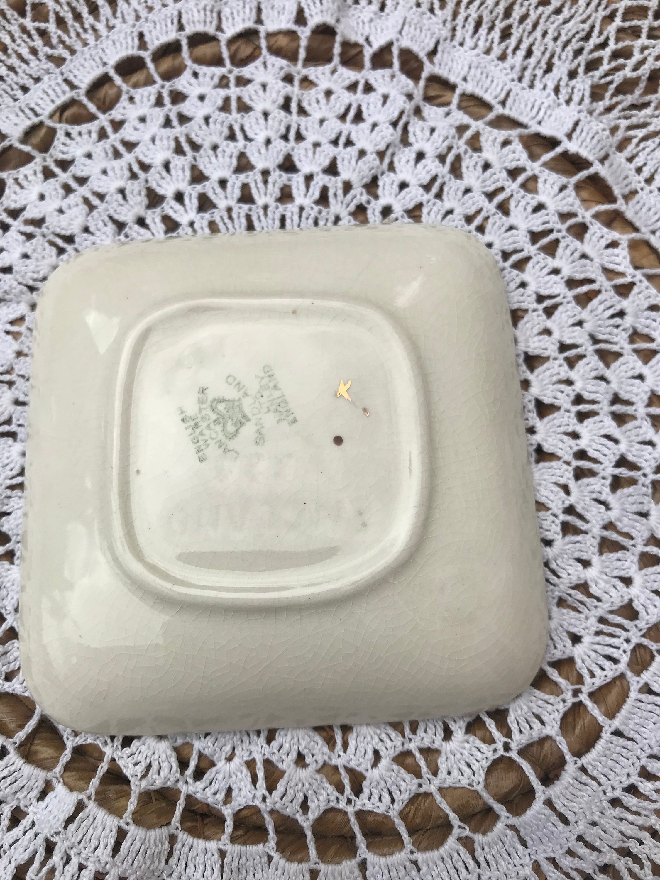 Vintage Sandland Ware - Porcelain Tray- Souvenir - in an Old World ...